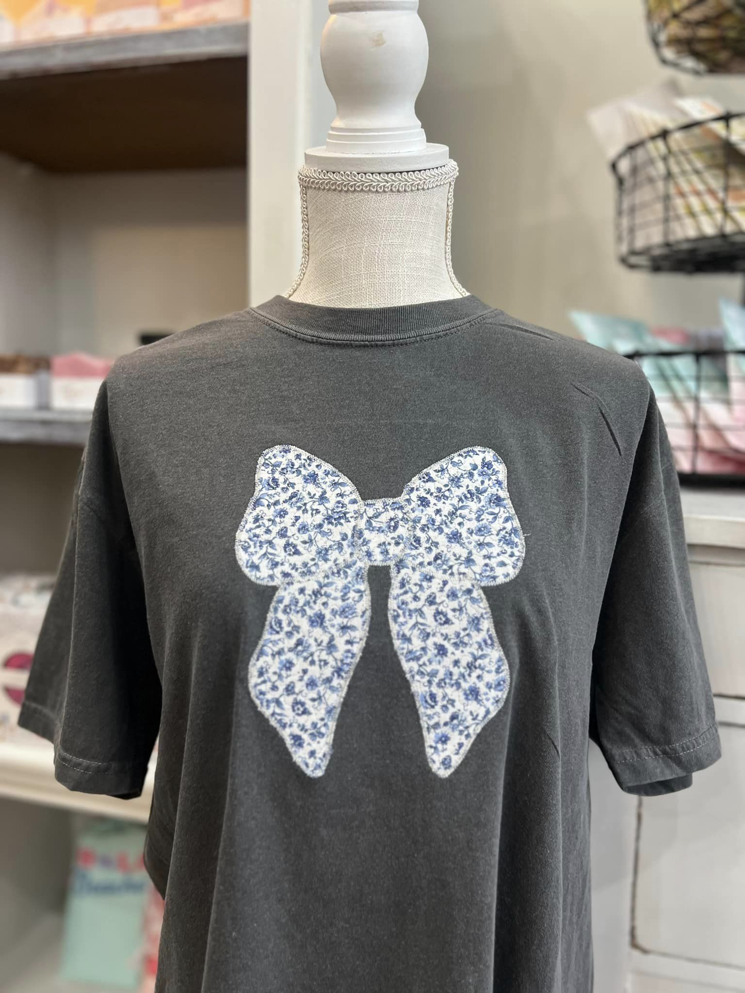 Bow Blue – Amazing Grace Craft Boutique & More